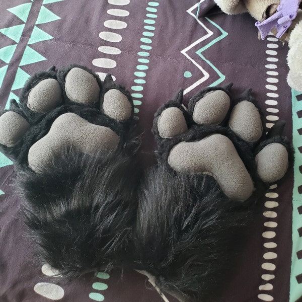 Custom Feetpaw Plushie Handmade Small Fluffy Pet Toy Fursona Paw ...