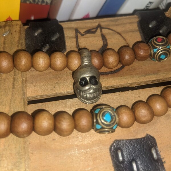 Gandhanra Handmade Skull Sitavana Shape Bead Counter Clip for Prayer ...