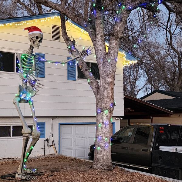 Skelly Skeleton 12 Foot Home Depotreplacement Arm Head Bracket Adapter ...