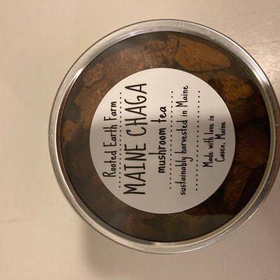 Chaga Tea, Maine Chaga Mushroom Tea, Inonotus Obliquus, Chaga Chunks ...