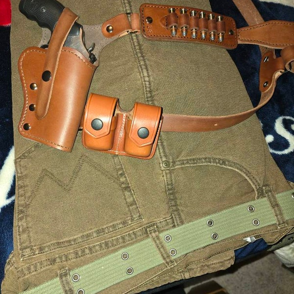 Ruger GP100- Sportsman's Chest Rig® for Ruger GP100 Revolvers Brown ...