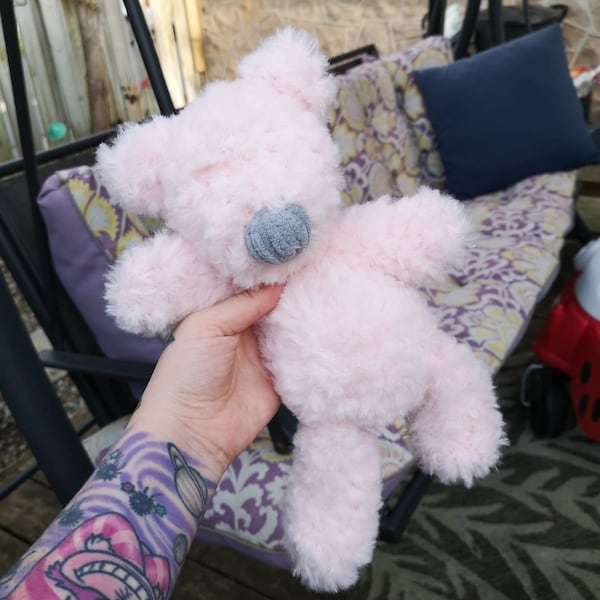 Jr. Bear the Bear Plushie Pattern - No Sew Pattern, Bear Pattern, Teddy ...