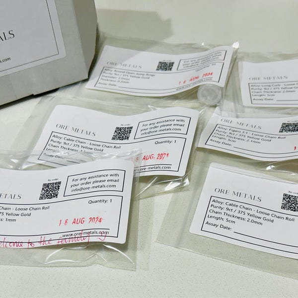 9k Gold Filled Sheet Metal 375 Yellow Gold & 925 Sterling Silver 9ct ...