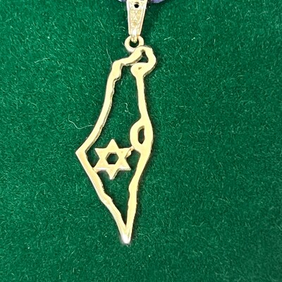 14k Gold Pomegranate Ruby Pendant, Jewish Jewelry, Gold Pendant ...