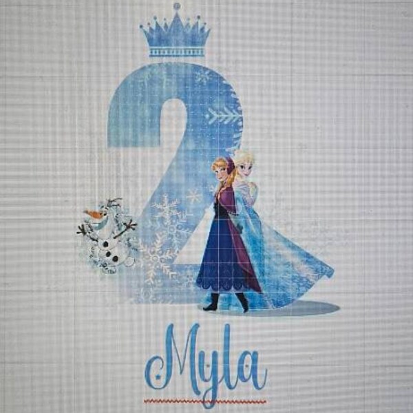 Number 4 Frozen Birthday PNG - Etsy