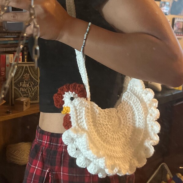 Crochet Chicken Bag Pattern Only U.S Terms - Etsy