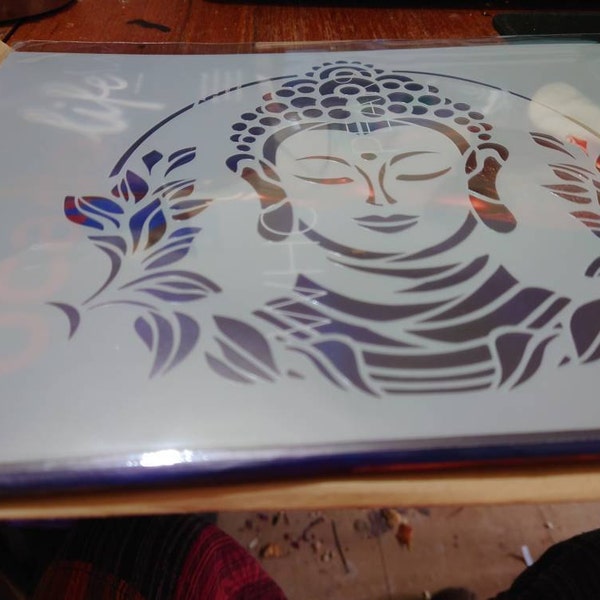 STENCIL ‘doll Face’ Superior, Flexible, Reusable, 250 Micron Mylar ...