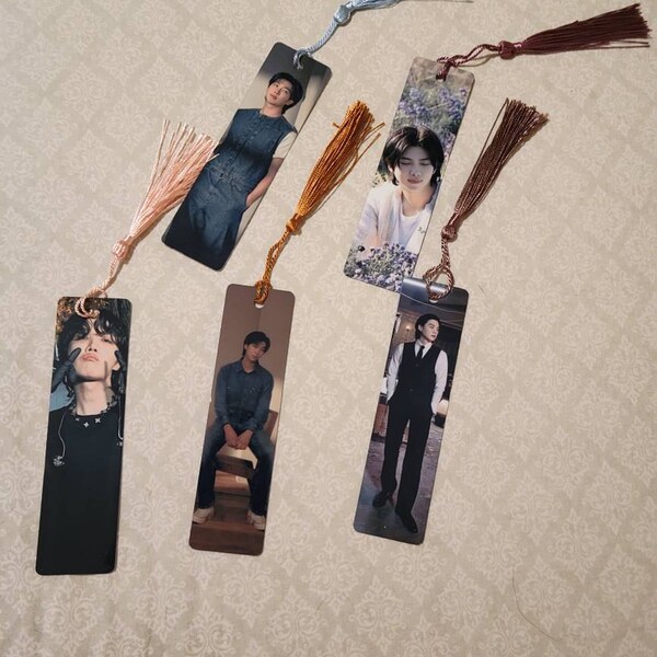 BTS Bookmarks - Etsy