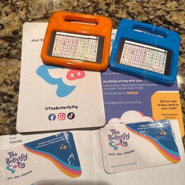 Toy AAC Tablet for Doll or Stuffed Animal, AAC Toy for Stuffies, AAC ...