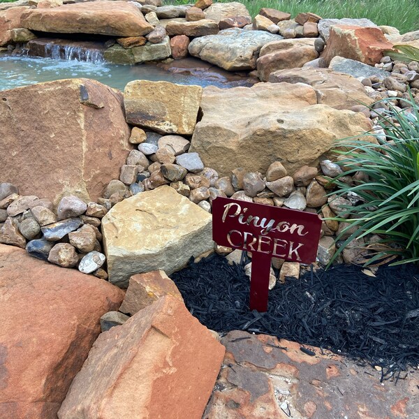 Custom Mini Garden Sign, Personalized Garden Stake Sign - Etsy