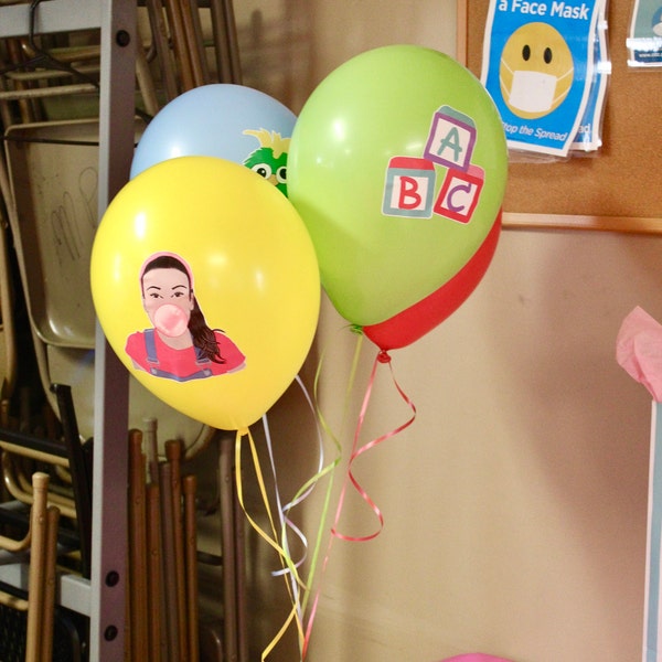Ms Rachel Inspired Balloon Stickers - Etsy