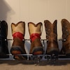 Rustic Custom Horseshoe Boot Rack - 1, 2, 3, or 4 Pairs - Handmade ...