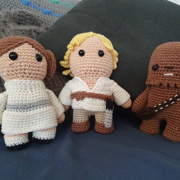 PATTERN LUKE SKYWALKER Star Wars - Tribute (crochet Pattern in English ...