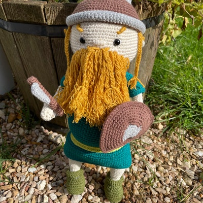 Crochet Viking Pattern. Scandinavian Viking Amigurumi. Crochet Doll - Etsy