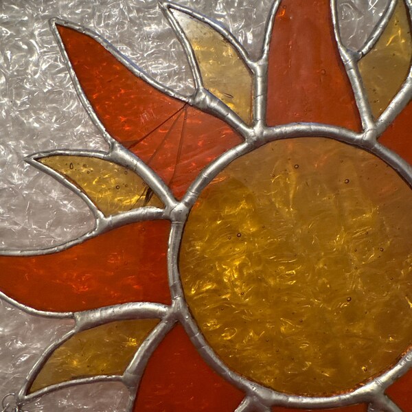 Glass Sun Art, Sun Suncatcher, Sunshine Suncatcher, Garden Decor ...