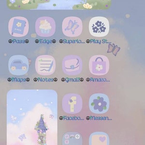 Pink Bloom Phone Theme Ios Phone Theme Icons Pack Widgets Theme Phone ...