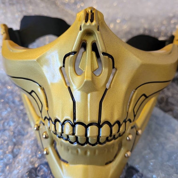 Skull Mask Half Face - Etsy