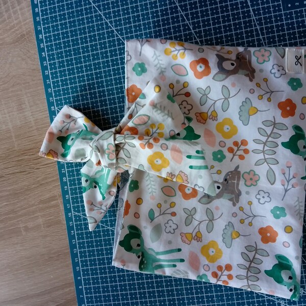 Cute Strawberries and Bows Bow Book Sleeve L Bow Book Sleeve L Handmade ...