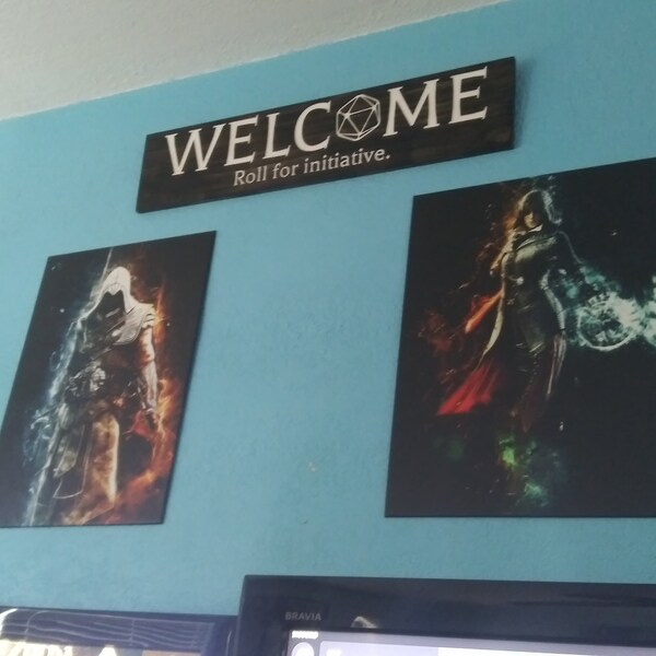 RPG Welcome Sign - Etsy