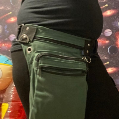 Utility Belt With REMOVABLE Leg Strap on the Thigh, and Belt Buckle ...