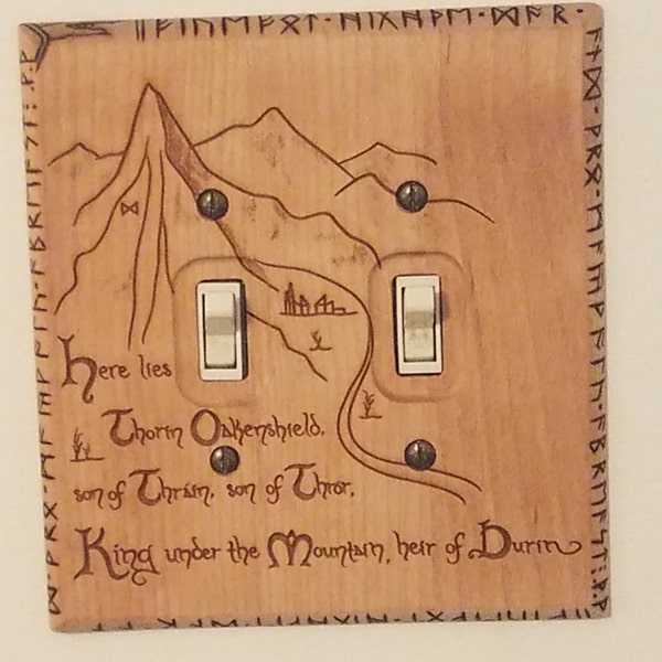 Lord of the Rings Light Switch Cover, LOTR, , One Ring Script, Hobbit ...
