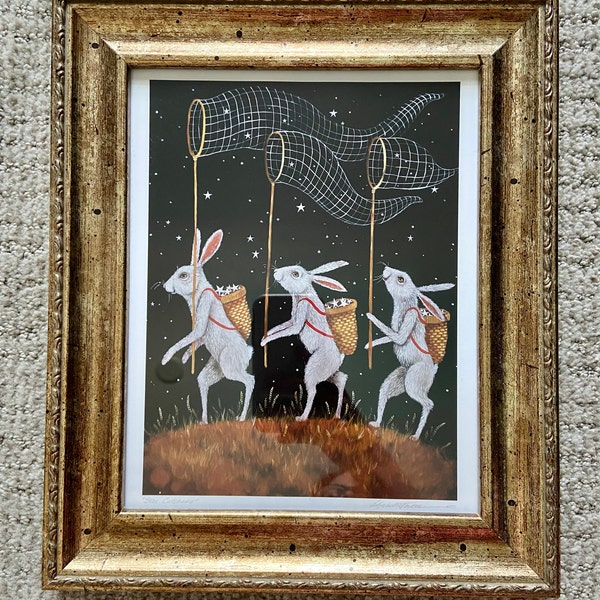 Elizabeth Foster Artist Print the Bear & the Bass - Etsy