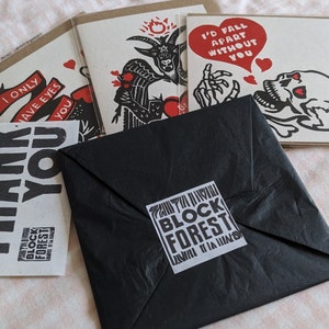 Vampire Bat Linocut Print From My 'horror High' - Etsy UK