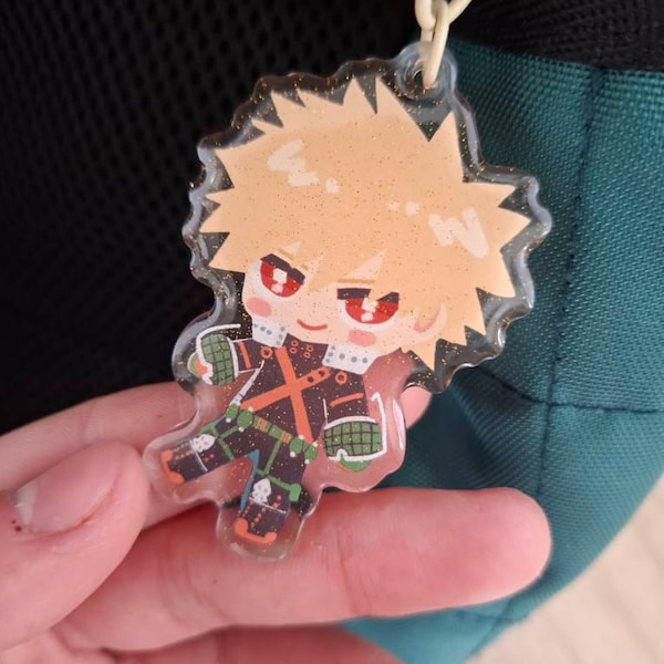 Todoroki Bakugo Deku Double-sided My Hero Academia Keychains Charms - Etsy