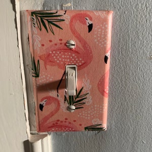 Dinosaurs Baby Blue & White Light Switch Cover Bedroom Living Kids Teen ...
