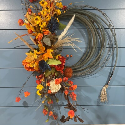 Real Used Cowboy Lariat-lasso Rope-western Decor-farmhouse Decor-rope ...