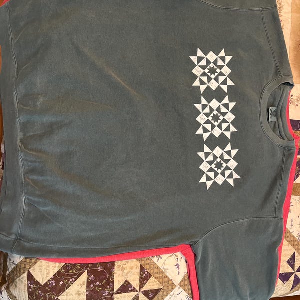 Quilt Block T-shirt for Women, One Block at A Time Quilting Shirt, Gift ...
