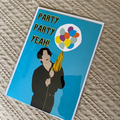 BTS JK Jungkook Birthday Greeting Card, Birthday Card, Cute Card, Kpop ...