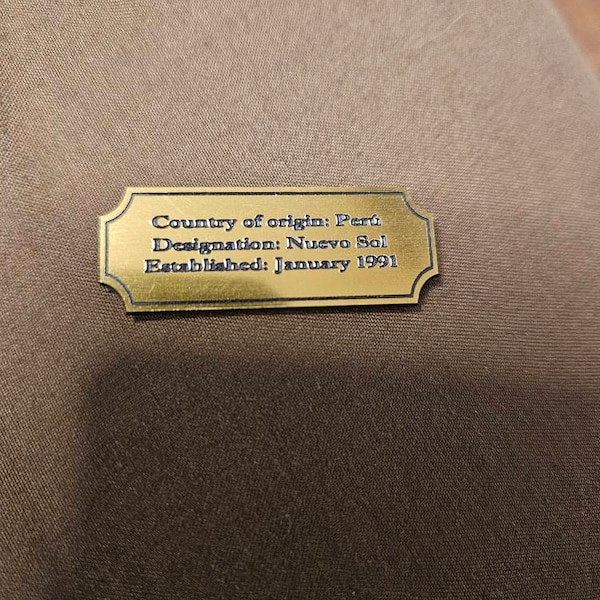 Personalized Brass Plate Custom Name Plate Engraved Brass Plate Gold ...