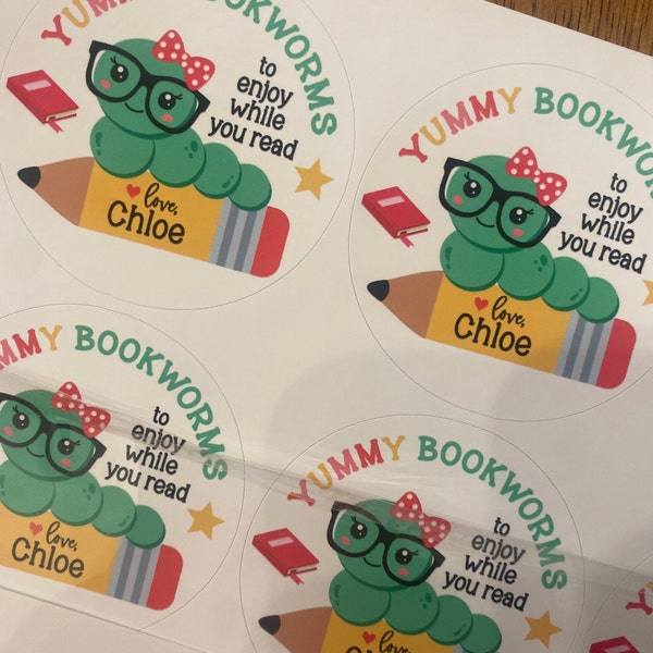 Personalized Back to School Stickers, Custom Teacher Favors Welcome to ...