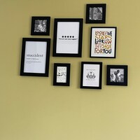 Handmade Classic Square Picture Photo Frames Wooden Effect 11 Colours ...