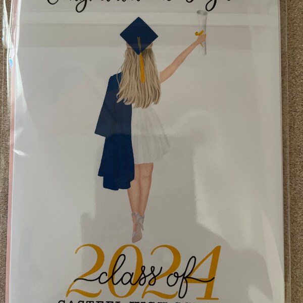 Graduation Card, Congratulations Grad Card, Graduation Card for Senior ...