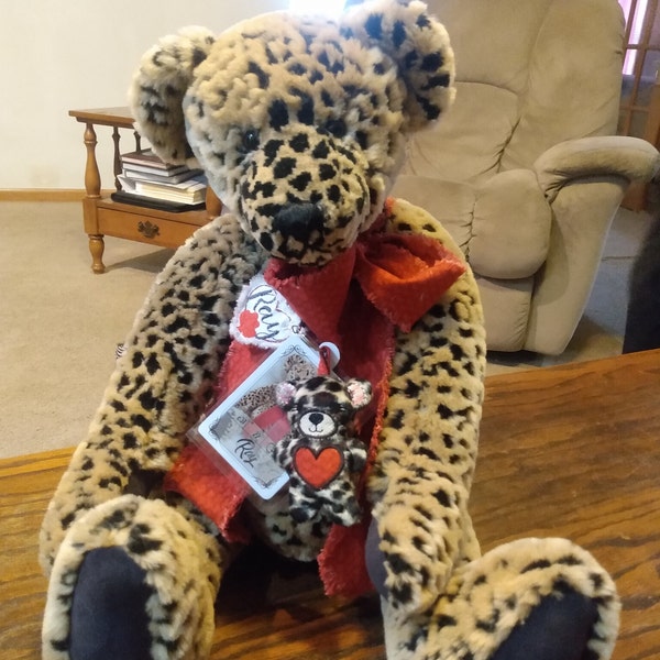 Bailey 22in/56cm Large Faux Fur Artist Teddy Bear by Patricia Bruce - Etsy