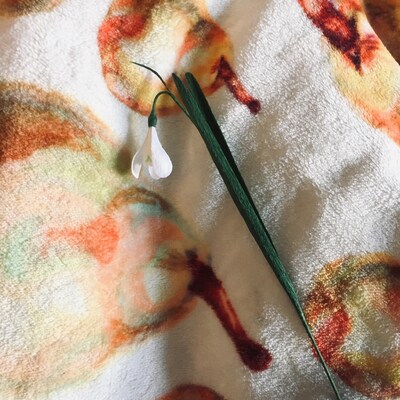Crepe Paper Snowdrop Galanthus Flower - Etsy