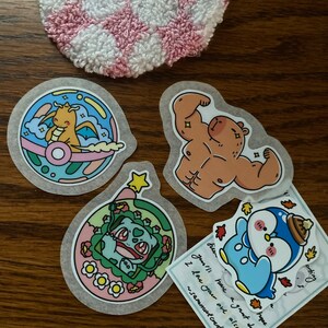 Cute Animal Game Stickers Waterproof Laptop iPad Bullet Journal Planner ...