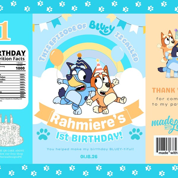 Graduation Chip Bag 2025, Black and Gold Graduation Chip Bag, Black ...