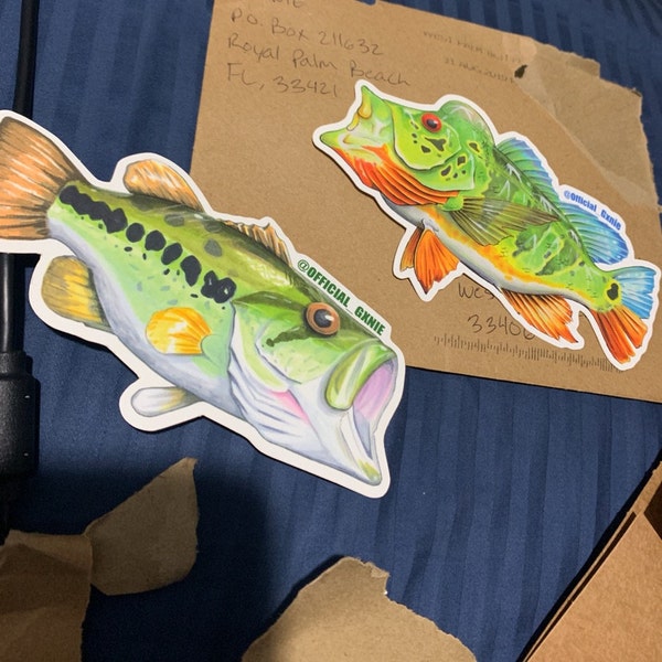 Peacock Bass Original - Etsy