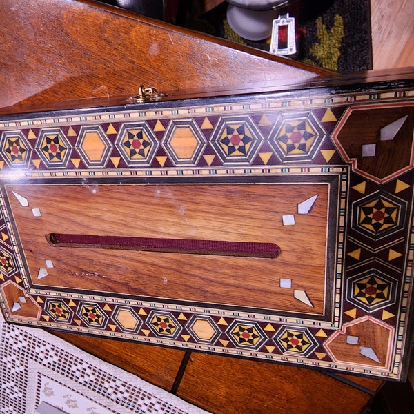 Luxury Backgammon Board, HQ Chess and Backgammon Set, 16 Inches Solid ...