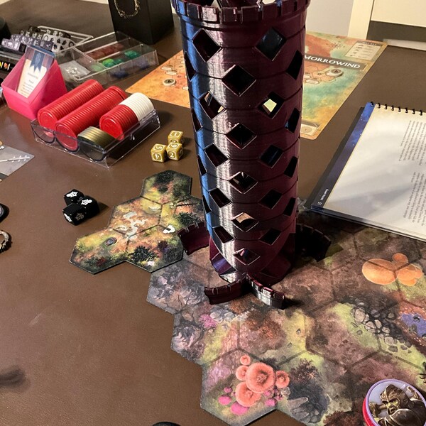 Dice Tower STL File | Castle Dice Tower | DND Dice Tower | STL File ...