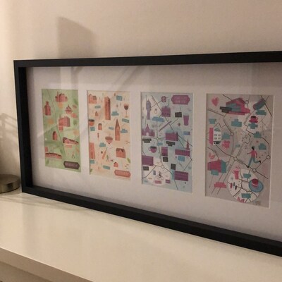 Stirchley Map, Stirchley Illustrated Map, Birmingham Art, City Map ...