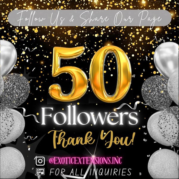 5K Followers Flyer, Follower Template, Social Media Follower Flyer, DIY ...