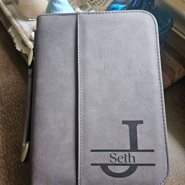 Custom Leather Bible Cover, Engraved Biblle Cover, Personalized Bible ...