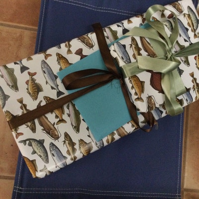 Fish Gift Wrap Fishing Party, Fishing Birthday, Fish Party Supplies ...