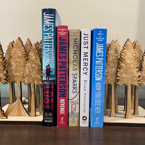 Bookends, Camping, Forest, Book End - Etsy