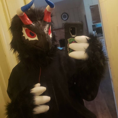 Furry Custom Plush Fursuit Hand Paws Deer, Dino & Protogen 1 Pair ...