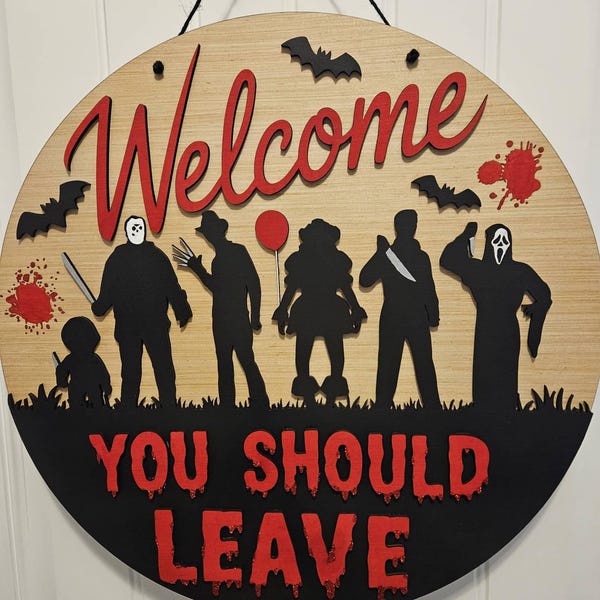 Horror Standing Decor Laser Cut File Svg ,horror Characters Svg, Movie ...